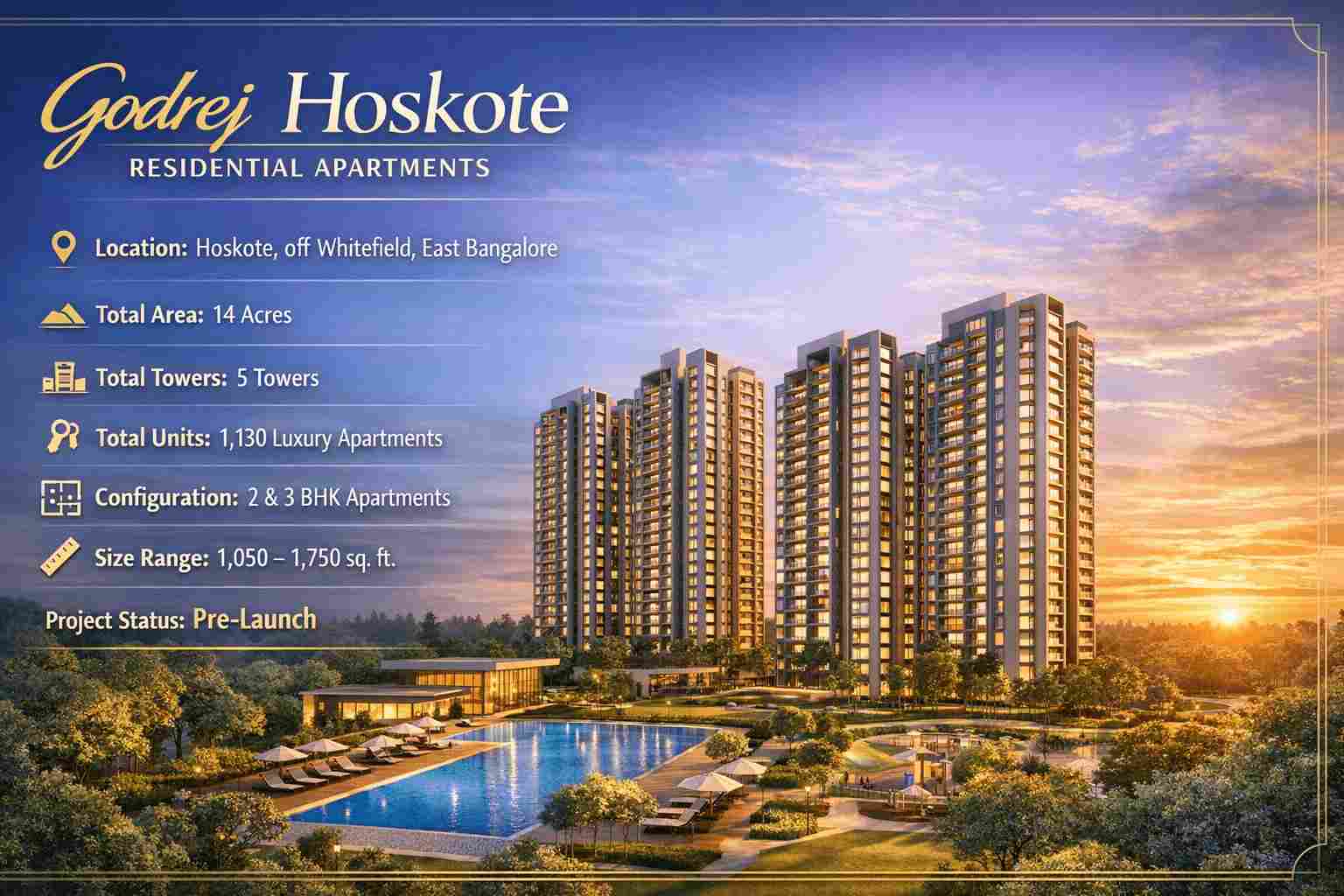 Godrej Hoskote Pre Launch Project By Godrej Properties - Real Estate ...