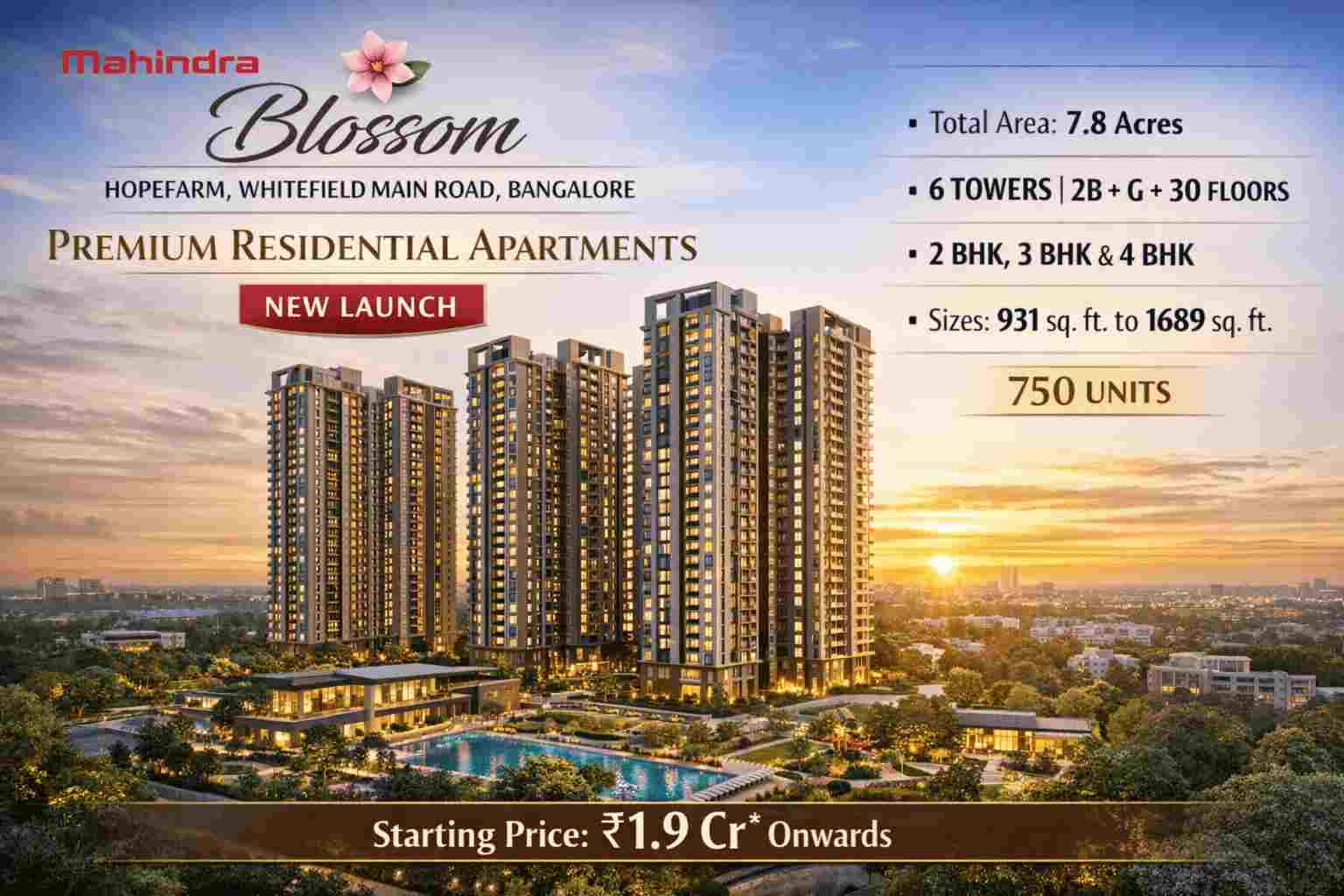 Mahindra Lifespaces Bangalore New Residential Project In Whitefield ...